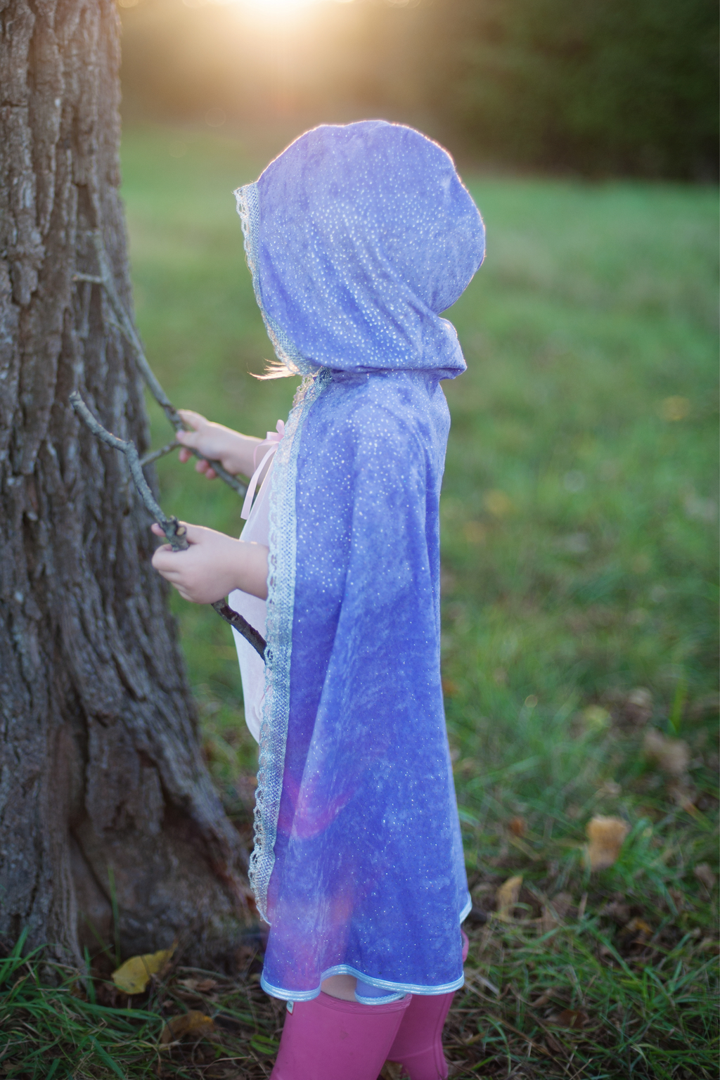 Diamond Sparkle Cape, Lilac